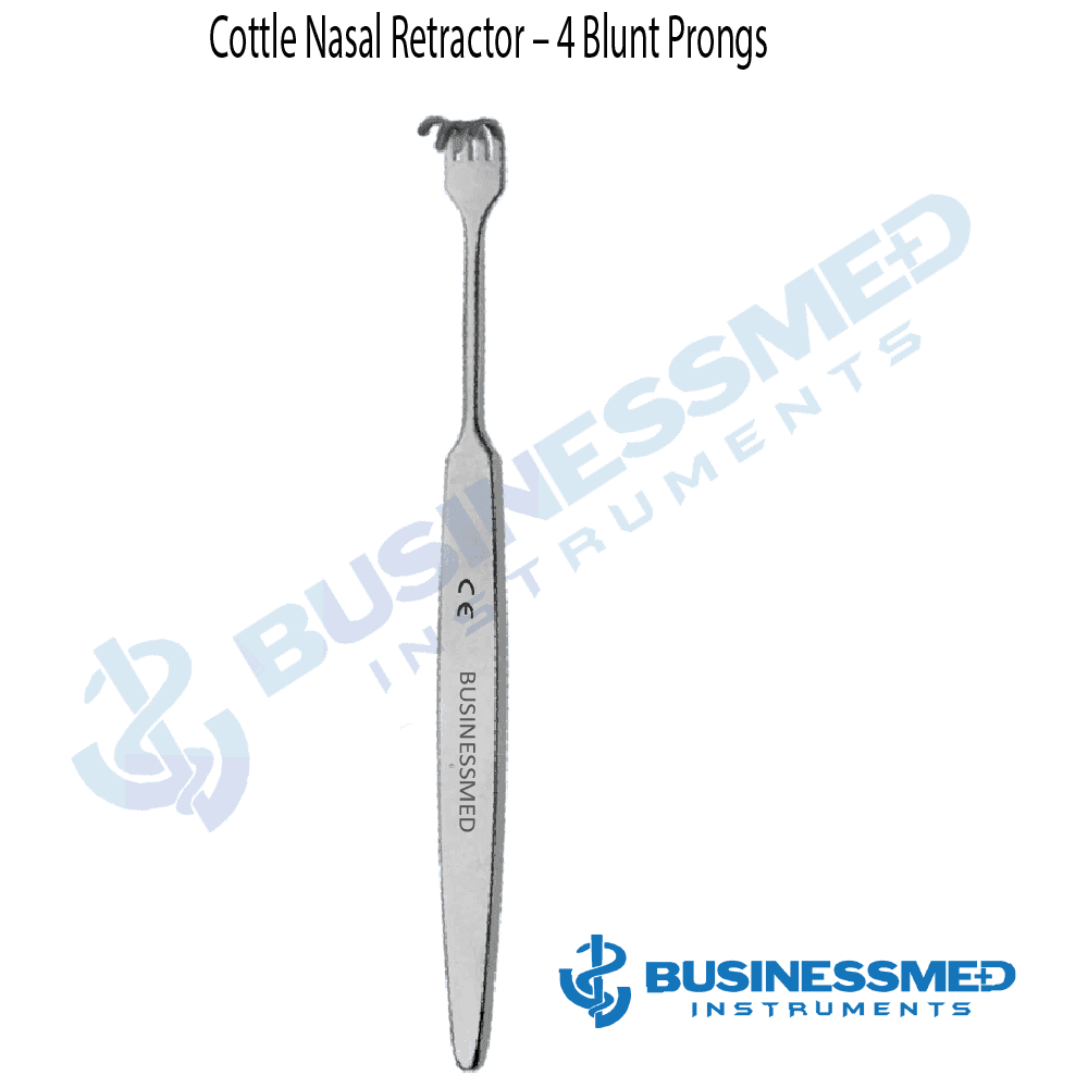 Cottle Nasal Retractor (4 Blunt Prongs) - BusinessMed Instruments