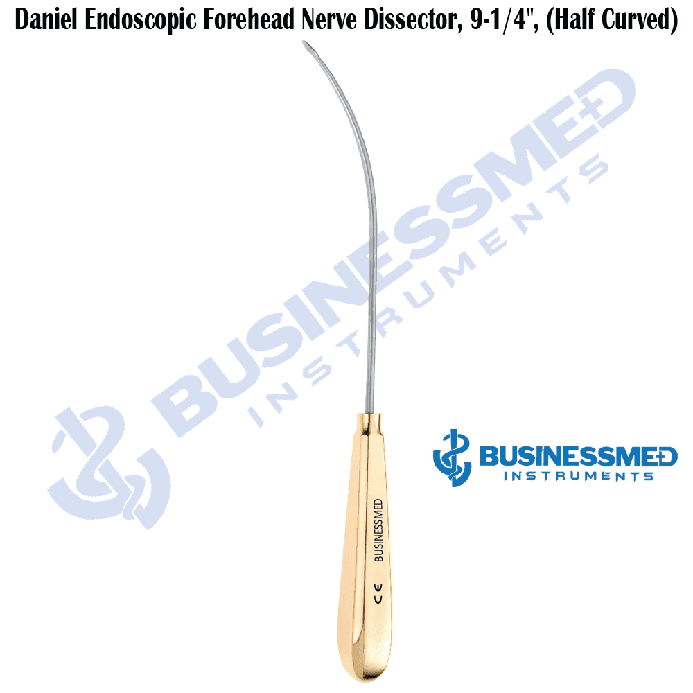 Daniel Endoscopic Forehead Nerve Dissector, 9.25", (Half Curved ...