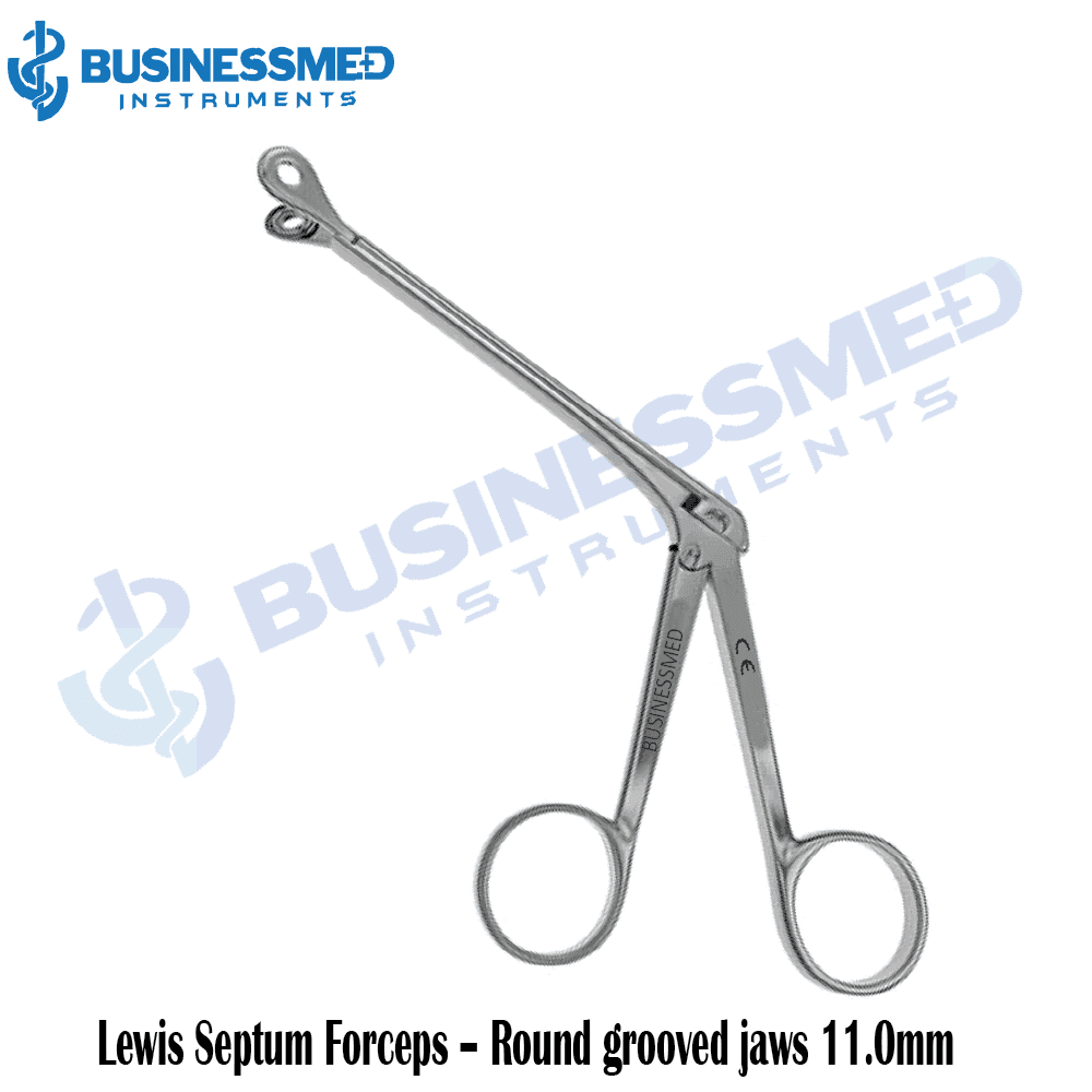 Lewis Septum Forceps, 11.0mm (Rounded Grooved Jaws) - BusinessMed ...
