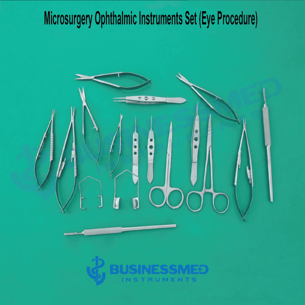 Microsurgery Ophthalmic Instruments Set (Eye Procedure) - BusinessMed ...