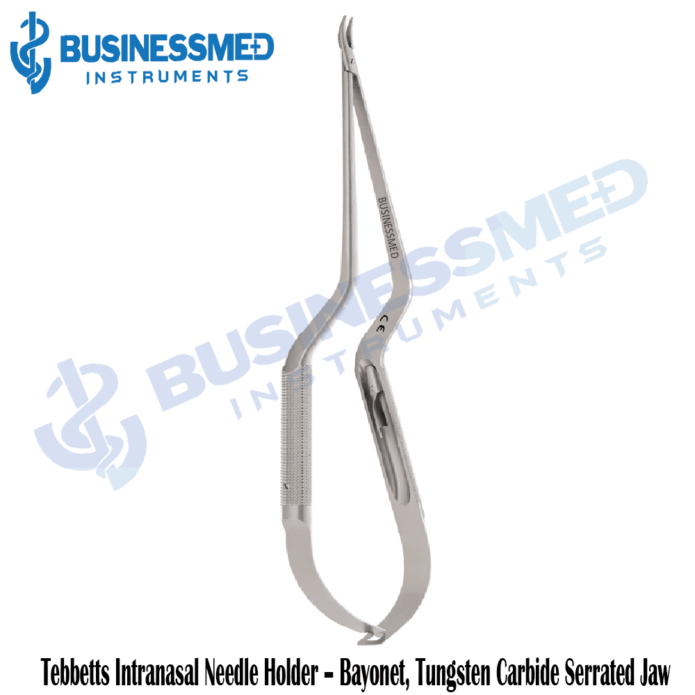 Tebbetts Intranasal Needle Holder (Bayonet Style Jaws) - BusinessMed ...