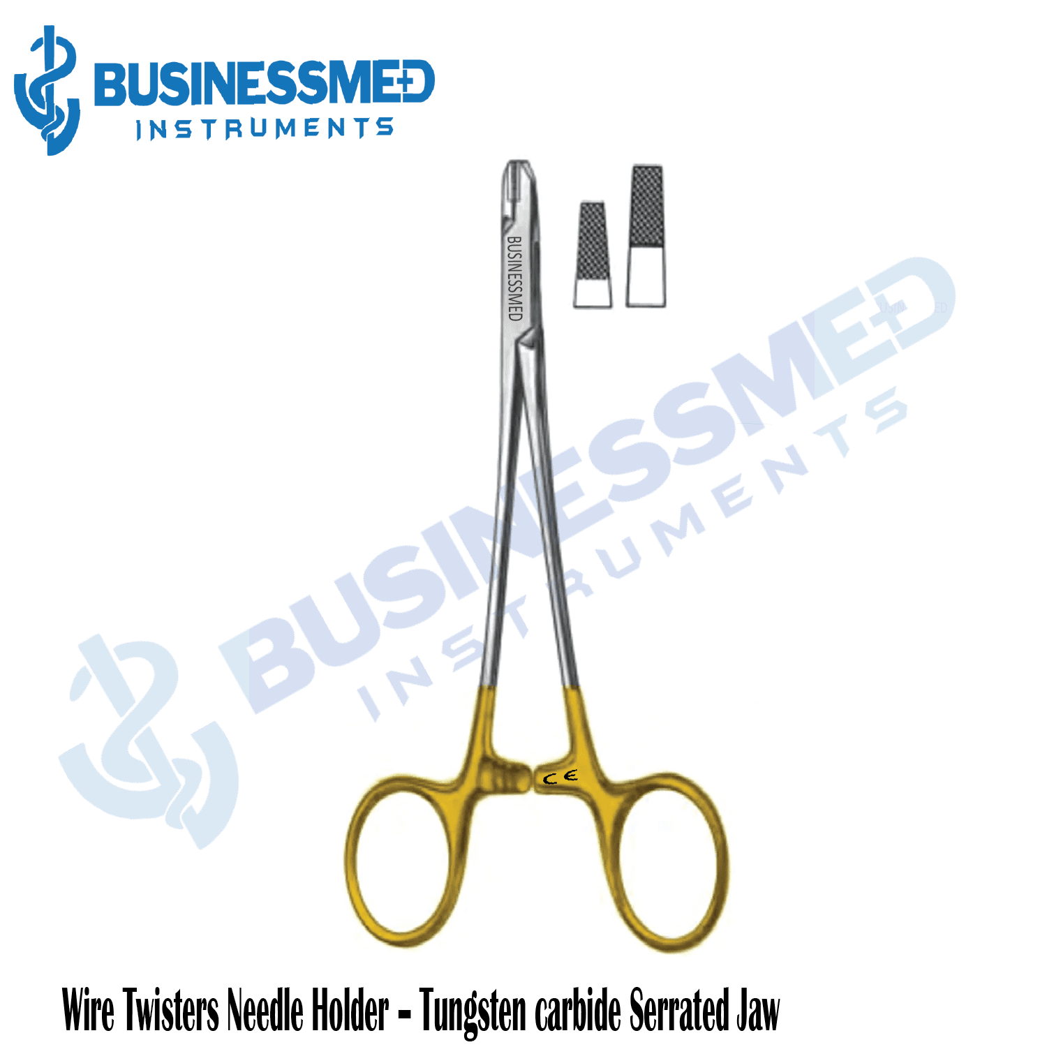 Wire Twisters Needle-Holder (Tungsten Carbide, Serrated Jaw ...