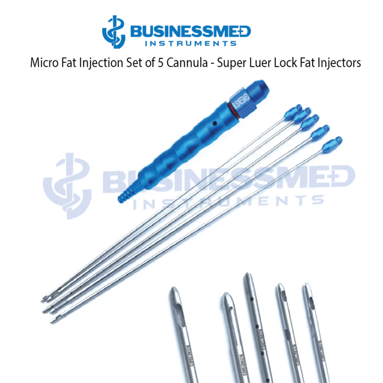 Micro Fat Injection Set Of 5 Cannula (Super Luer Lock) - BusinessMed ...