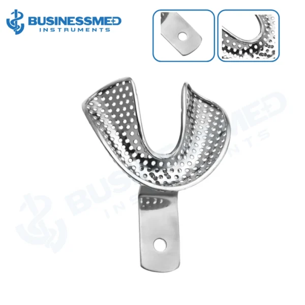 1 X-Large Impression Tray – Full Denture, Lower, Perforated