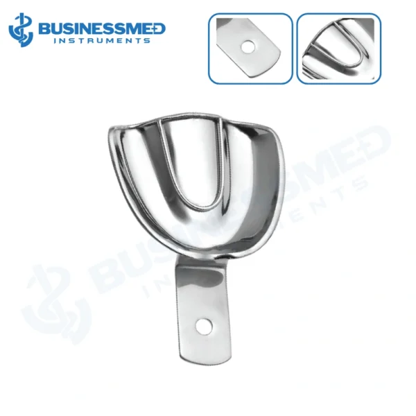 3 Medium Impression Tray – Full Denture, Upper, Solid